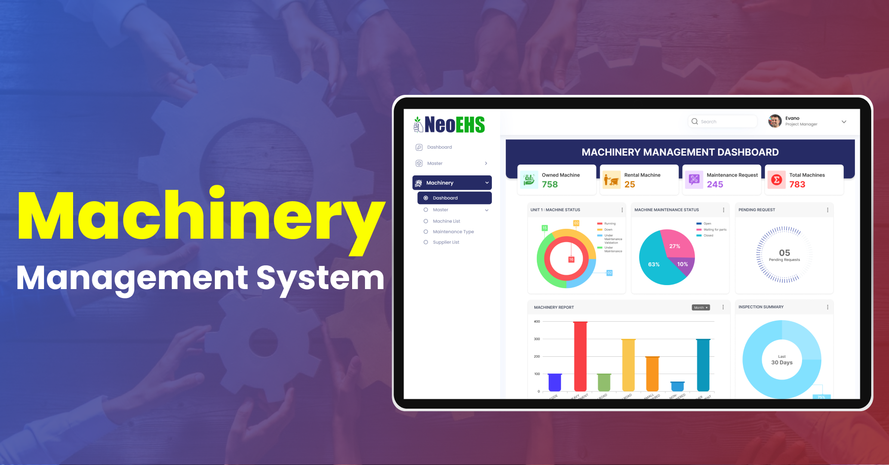 Machinery Maintenance Software | Asset Tracking | NeoEHS